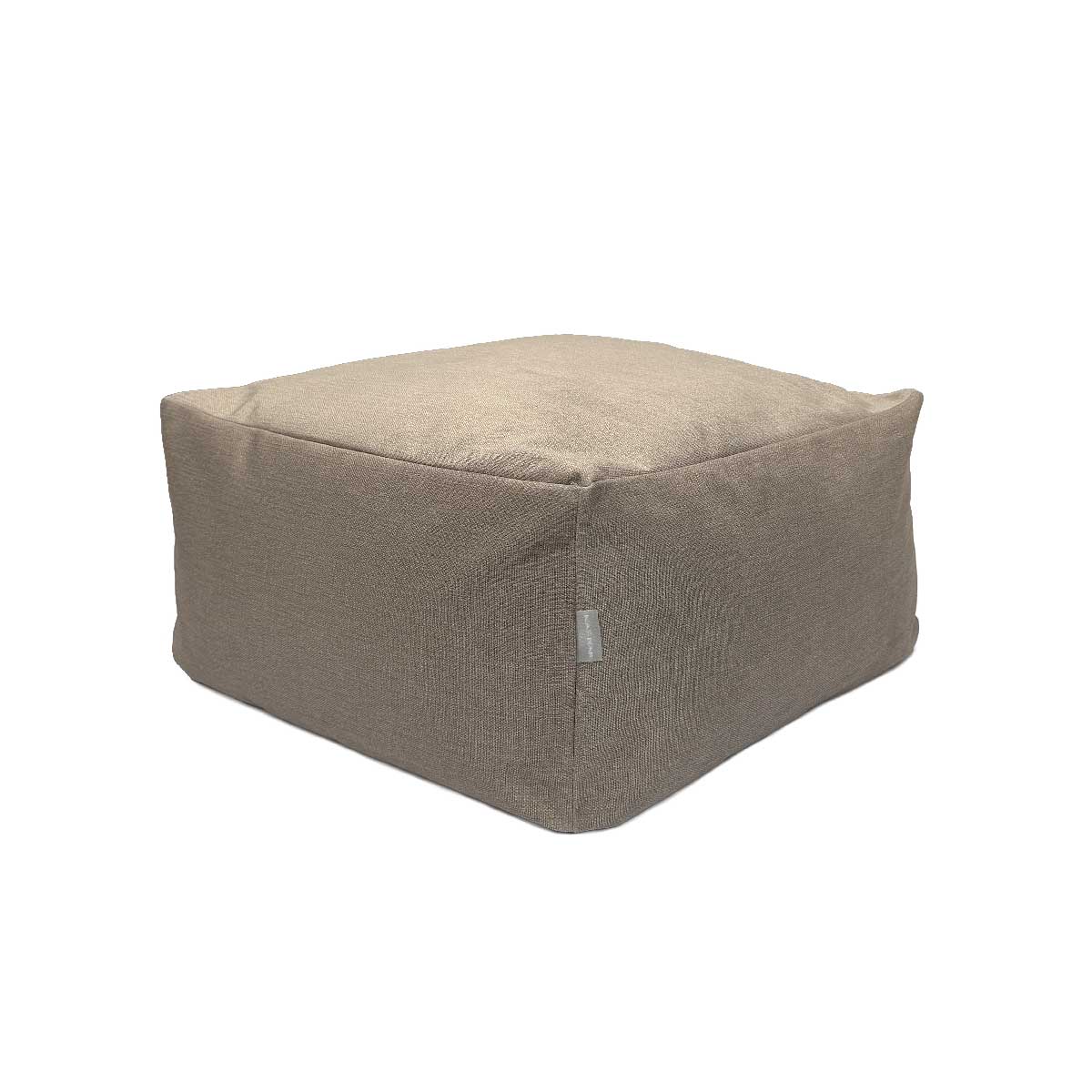 Pouf amovible PANDA BRUSHED 50x50x25 cm marron | Leroy Merlin