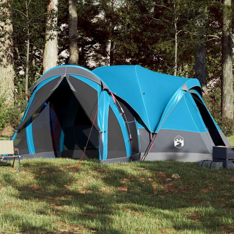 Tienda de campaña familiar tipi 8 personas impermeable azul v7721 Unico ...