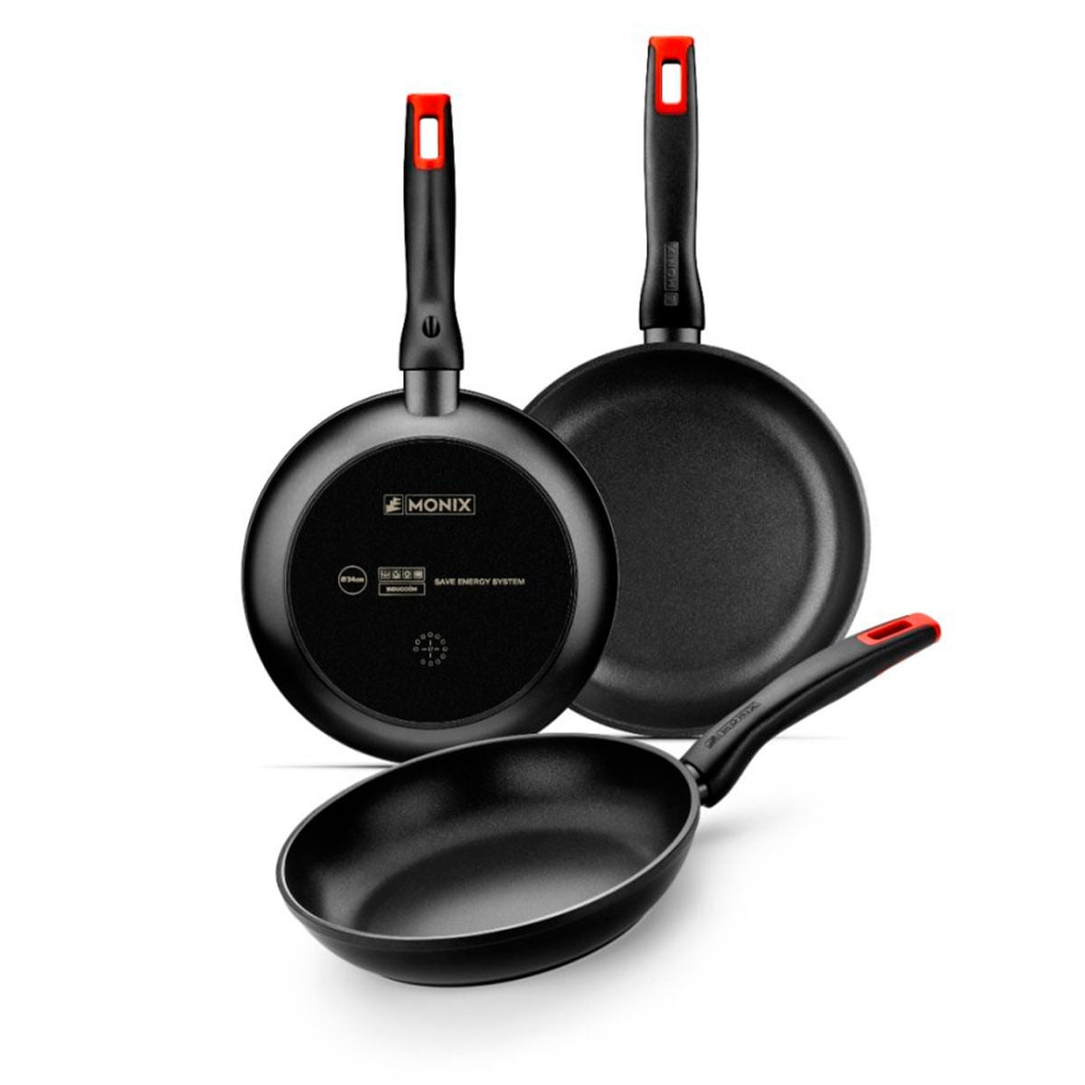 SET 3 SARTENES MONIX M240000 HERMANOS TORRES 18-22-26 | Leroy Merlin