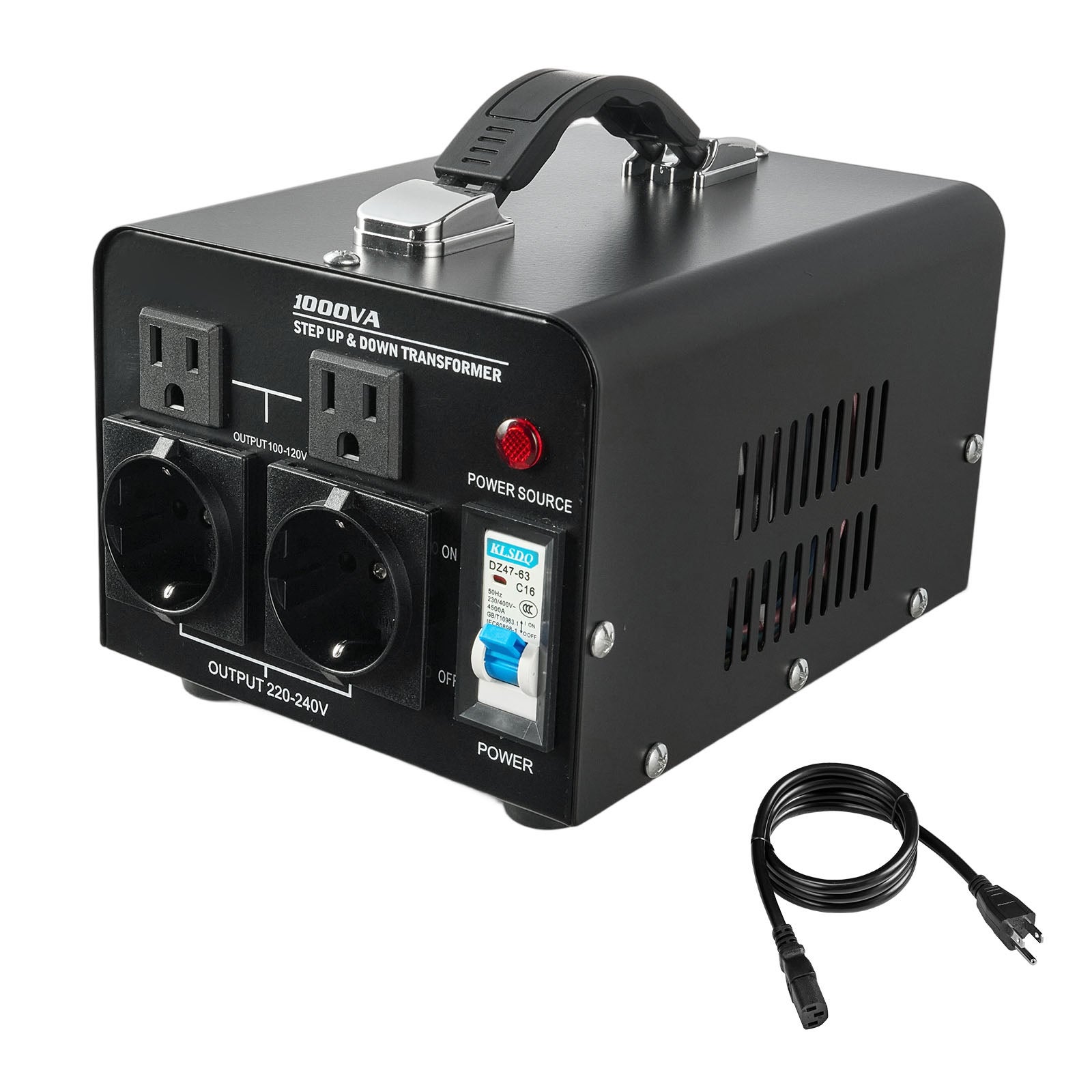 Transformador voltaje bidireccional SucceBuy de 220 V a 110 V y de 110 ...