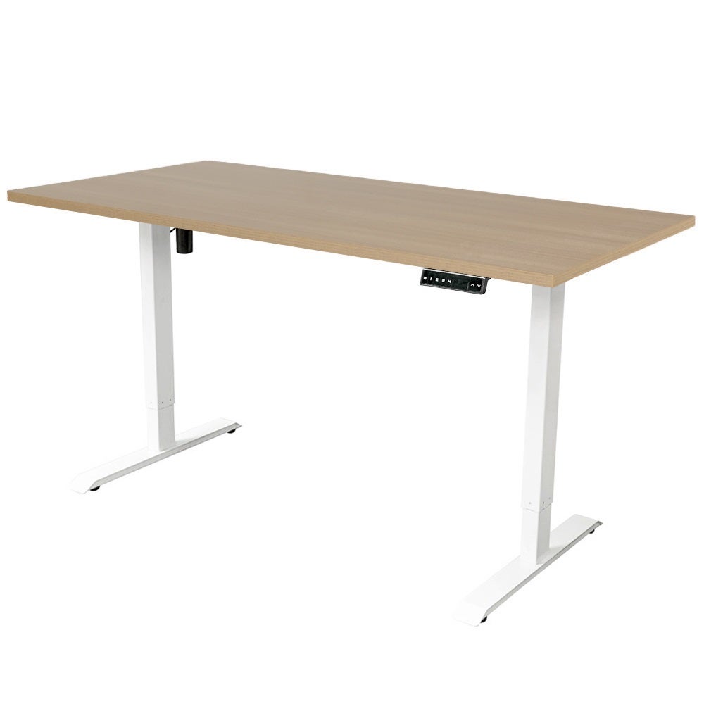 Scrivania regolabile elettricamente - 140x80 cm - Motore singolo ...