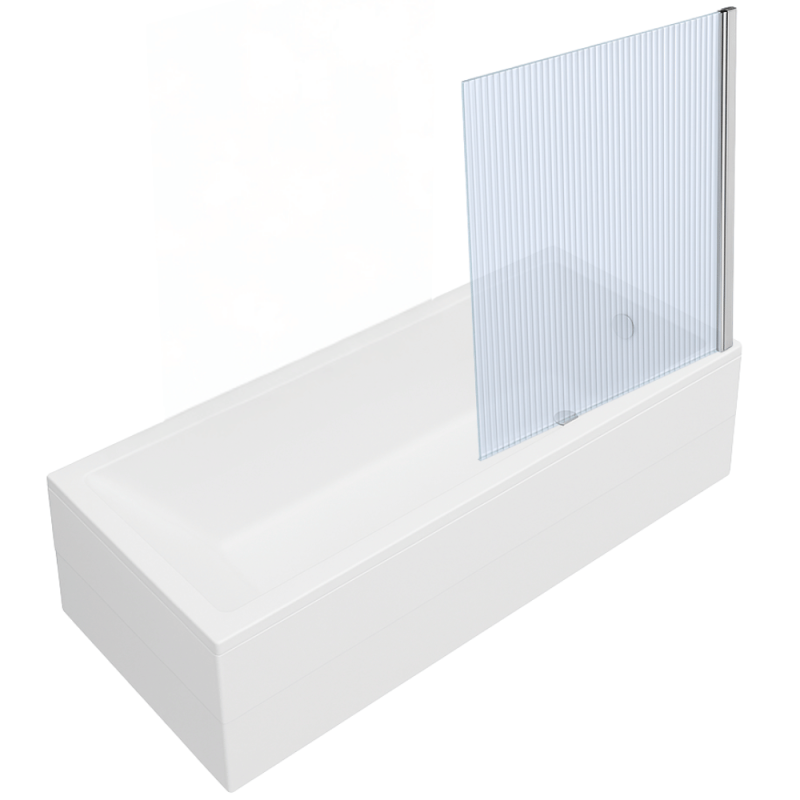 Baignoire rectangulaire VITRA Neon 170x75cm + Pare bain droit AURYS ...
