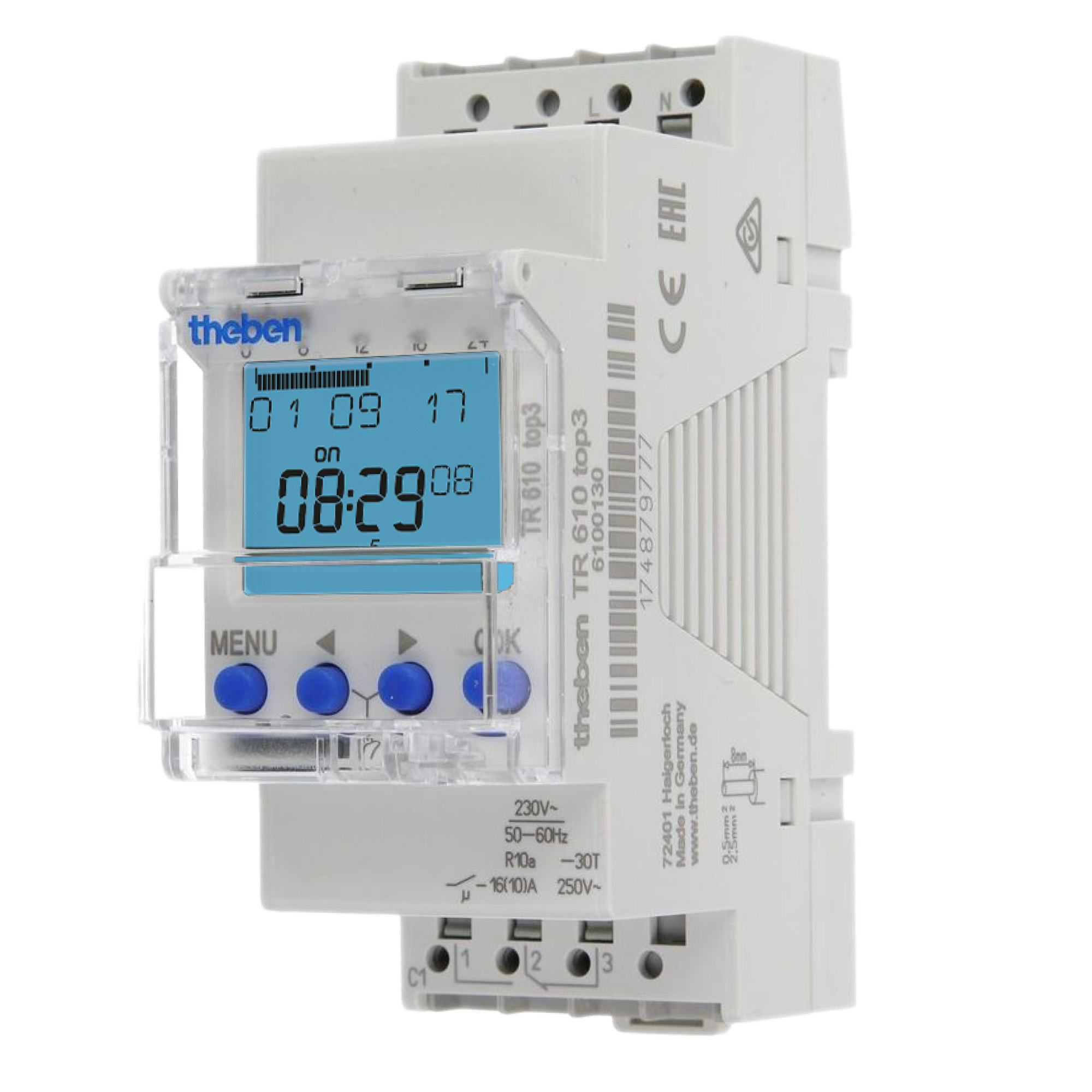 Theben TR 610 top3 6100130 - Timer digitale a 1 canale ideale per LED ...