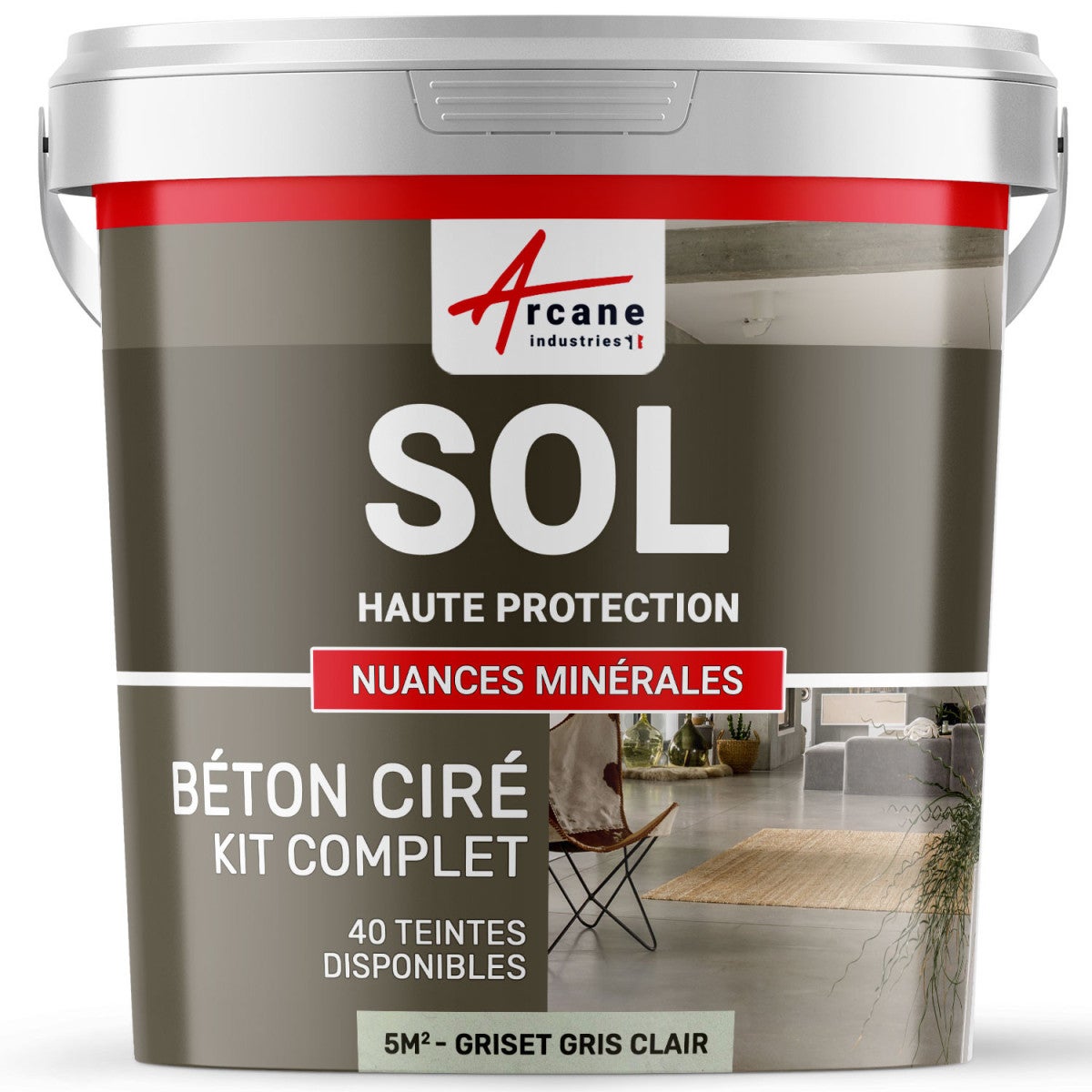 Beton Cire Gris Clair