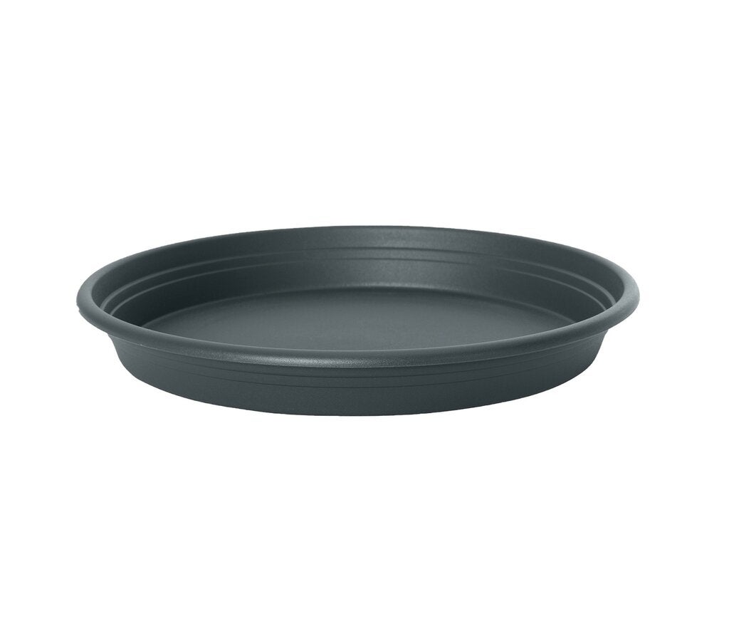 ELHO FLORUS PLATO REDONDO SAUCER ANTRACITA 35CM | Leroy Merlin