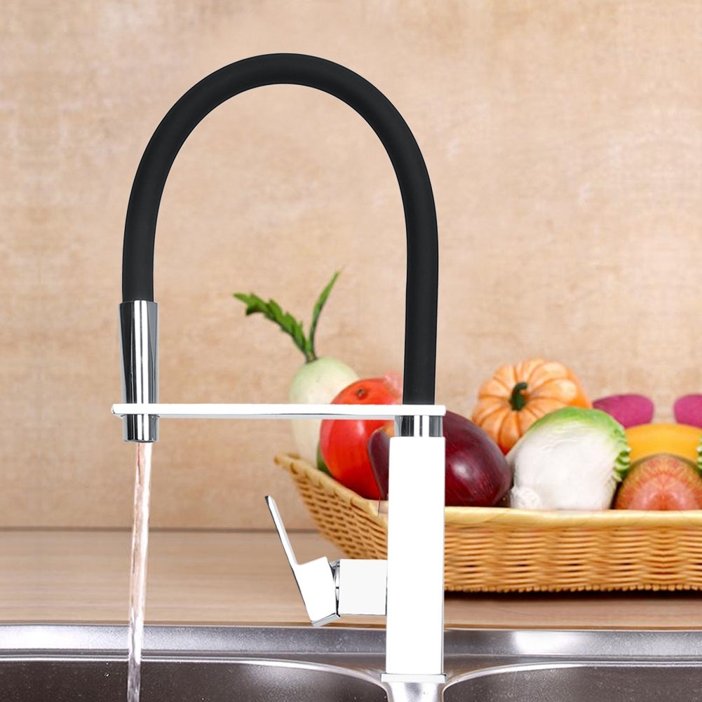 Grifo de fregadero de cocina de cobre negro, grifo de barra con agua ...