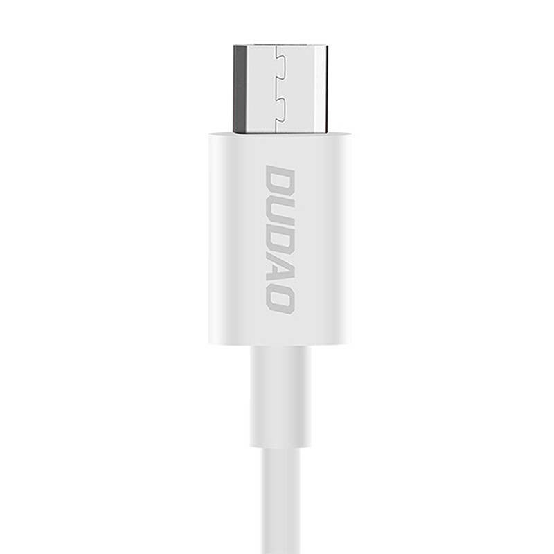 Câble USB vers Micro USB Dudao L1M de 1 mètre - Blanc | Leroy Merlin