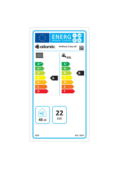 Chaudière sol gaz à condensation Perfinox 2 avec ECS accumulée 24 kW ...