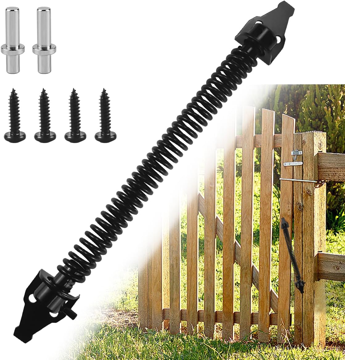 Ferme-porte automatique 36 cm - Ressort de tension réglable - Ressort ...