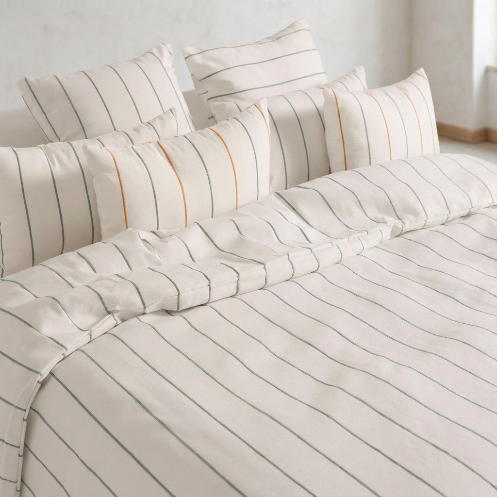 Copripiumino in cotone filato in rilievo tinto acqua 240x220 cm | Leroy ...