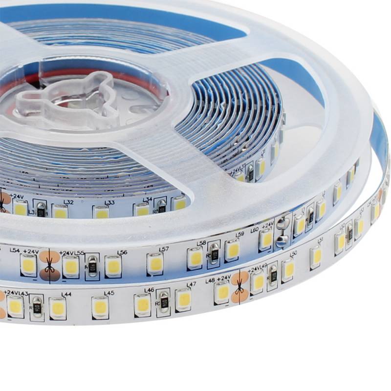 LEDBOX Tira LED Monocolor SMD2835, ChipLed , DC24V, 5m (120Led/m), 100W ...