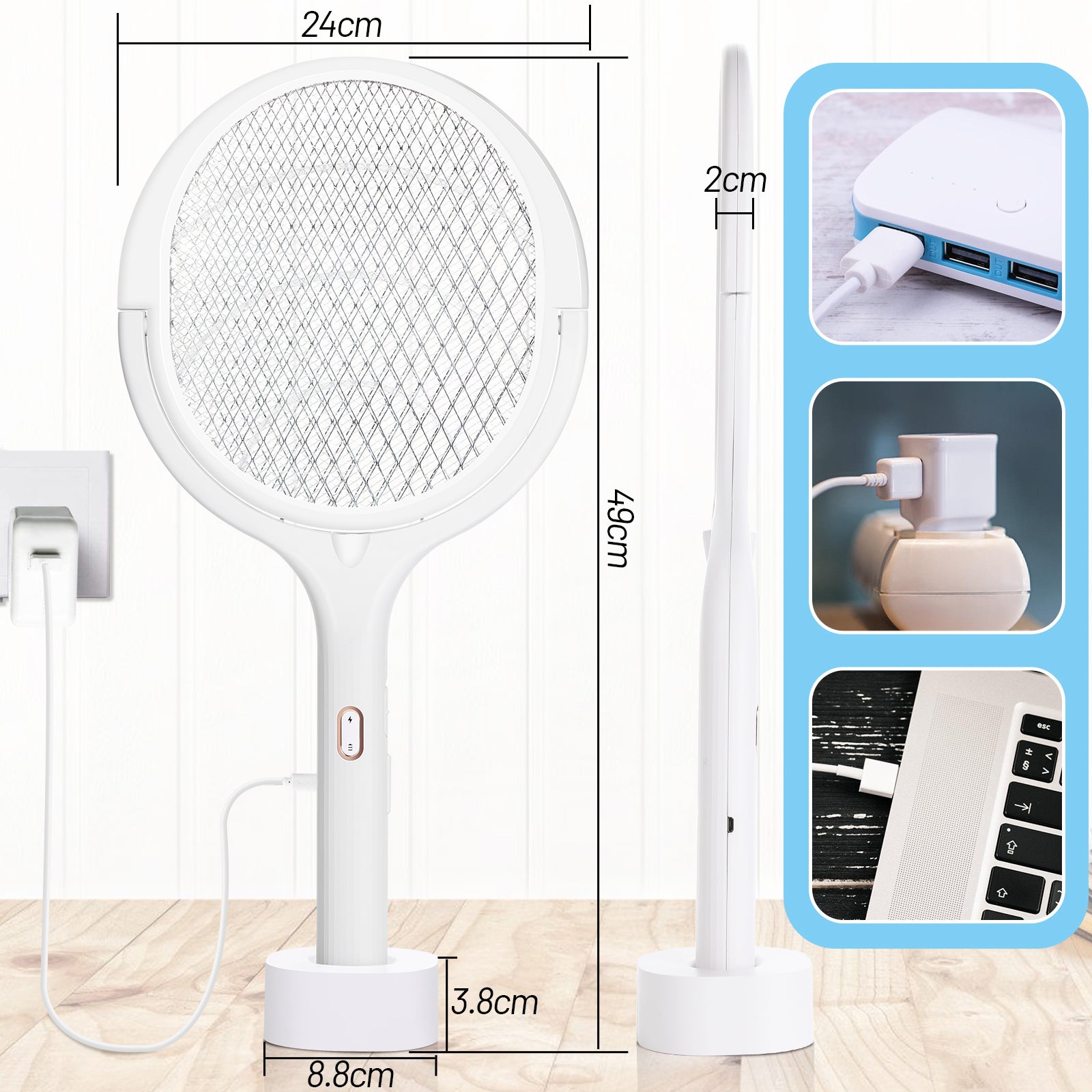 Électrique Tapette à mouche tueur d'insectes tapette à moustiques piège ...