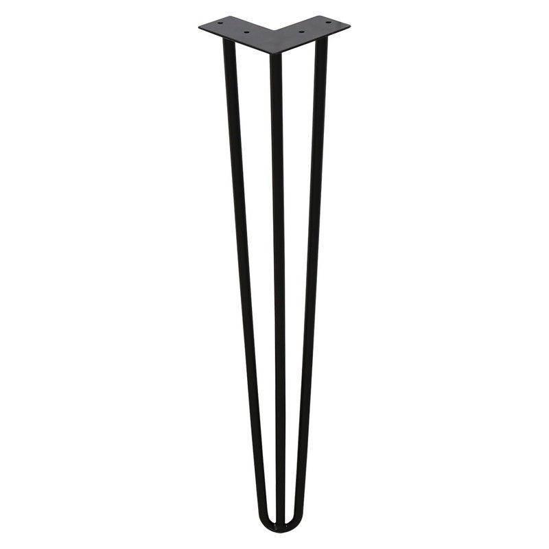 4 x 35cm gambe a perno 3 staffe Gambe da tavolo Gambe a perno Gambe da ...