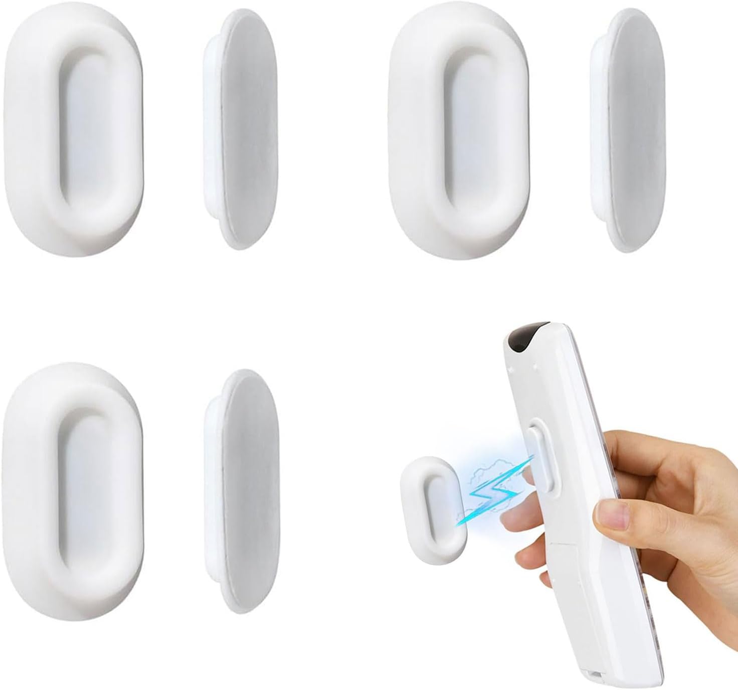 Lot de 3 supports magnétiques pour télécommande, support mural ...