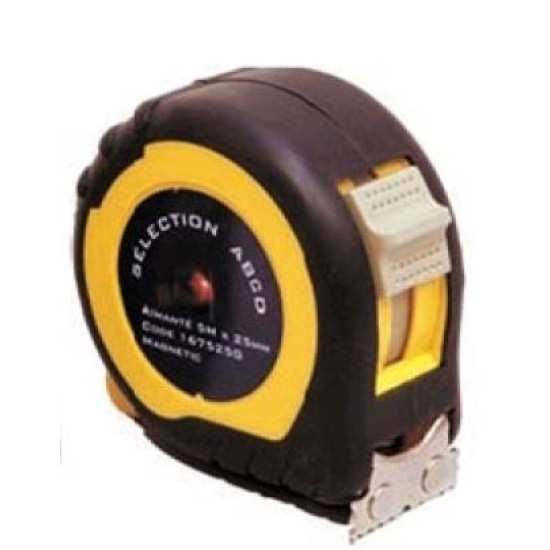 Mètre à ruban bi-matière ralentisseur VOLA 5m x 25mm - 162525G | Leroy Merlin