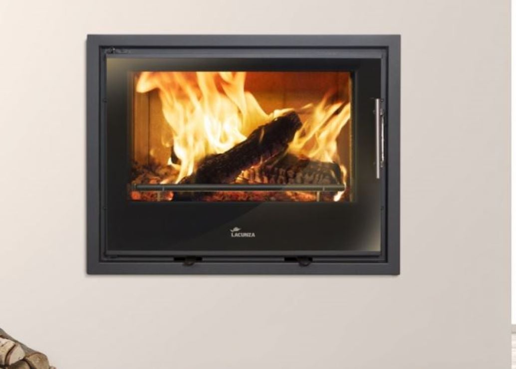 BRICOSOL - CHIMENEA INSERTABLE A LEÑA MODELO OTAZU PLUS C/AIS ...