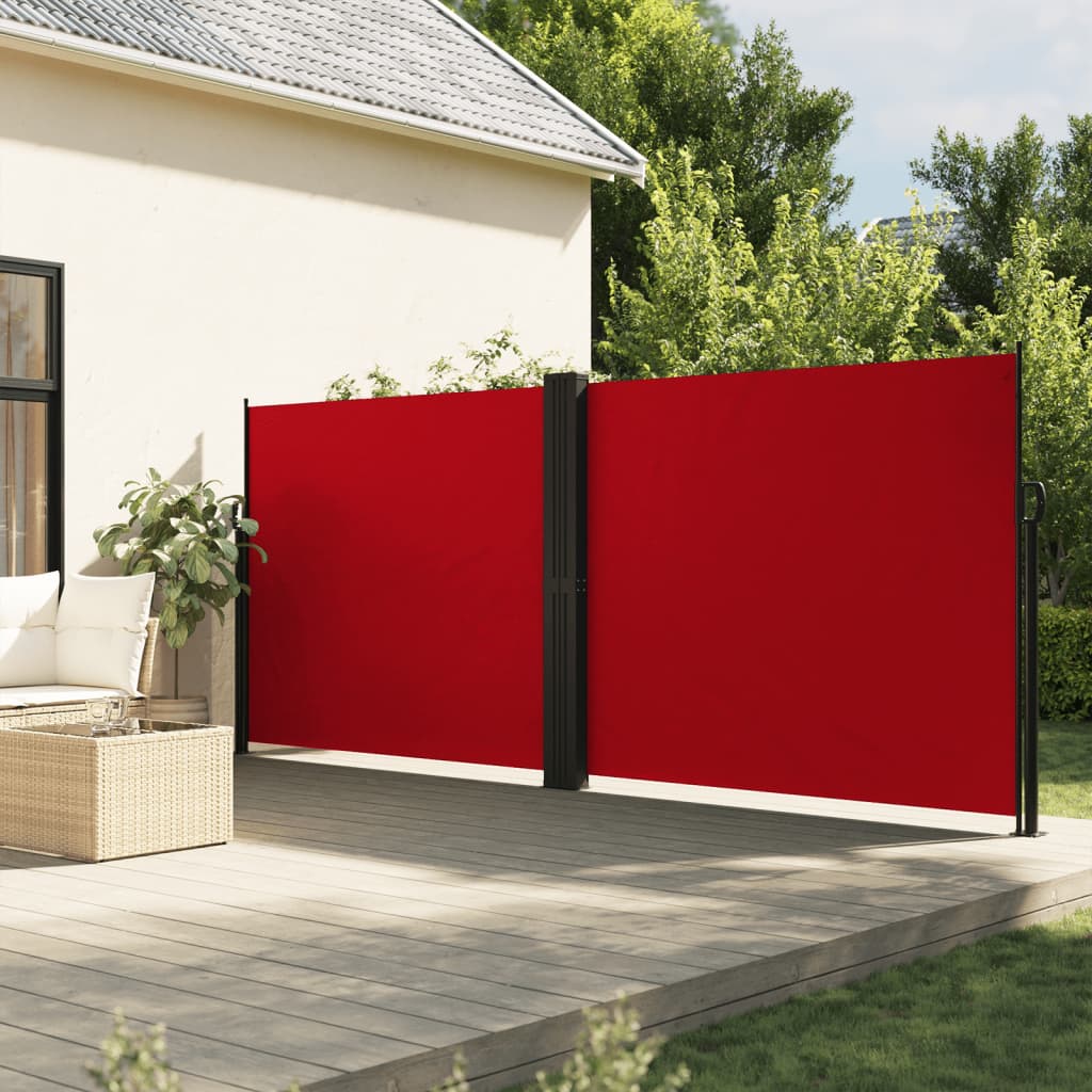 Toldo lateral retráctil rojo 160x600 cm | Leroy Merlin