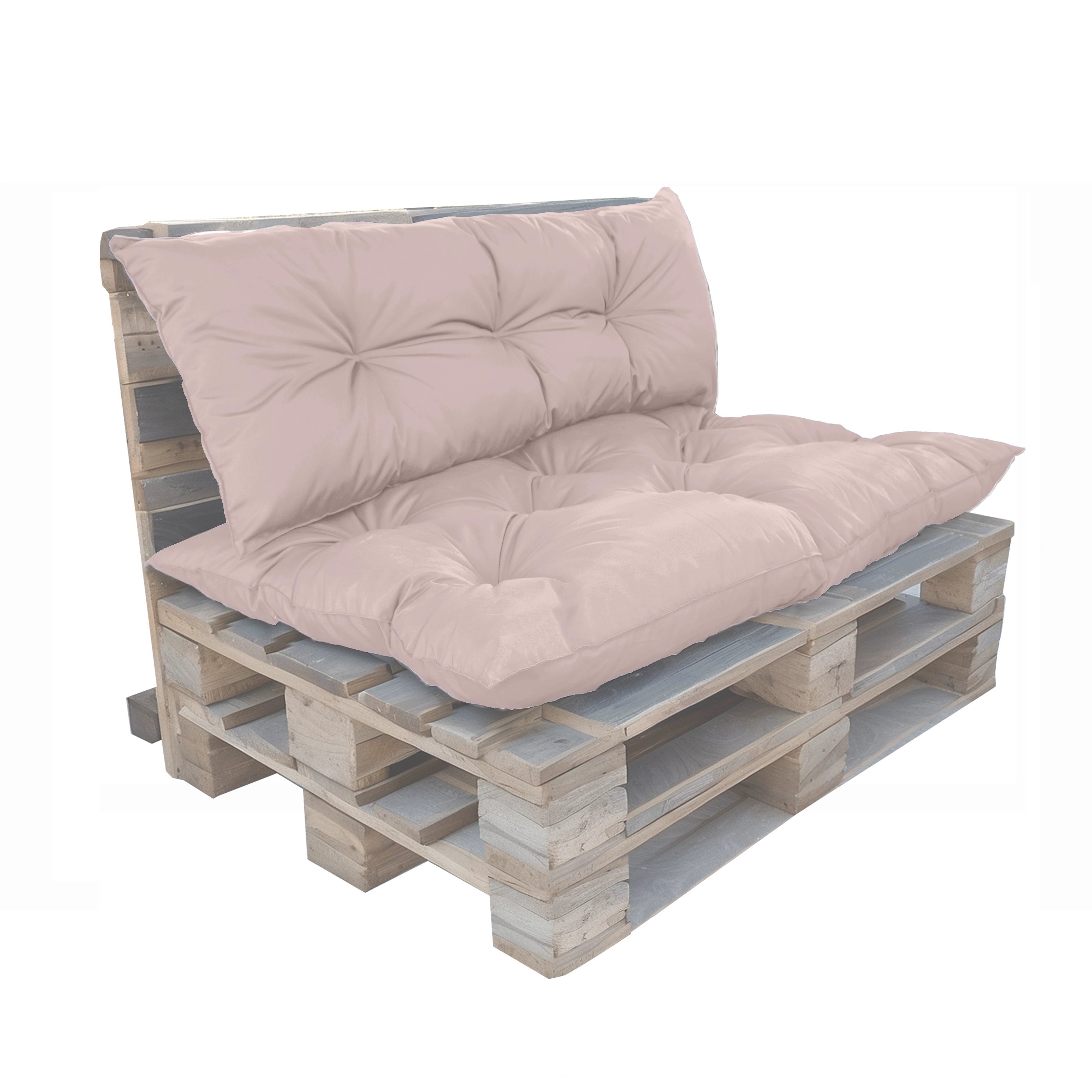 Coussins pour Palette Imperméable & Anti-UV Essentiel 120x80 Gris galet ...