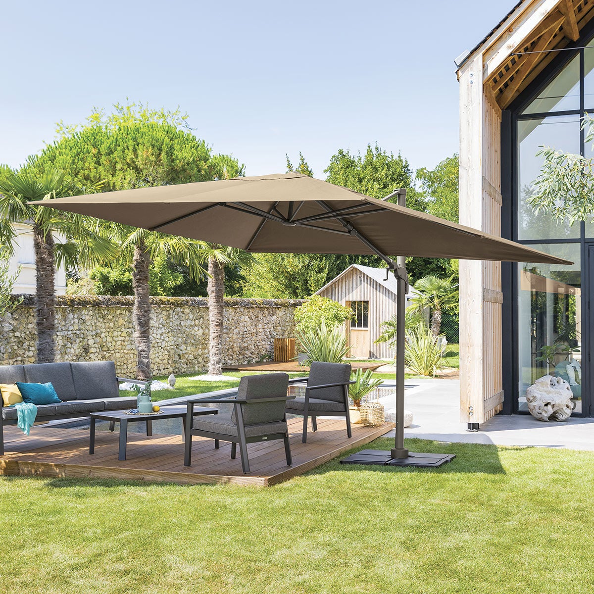 Parasol Rectangulaire Inclinable