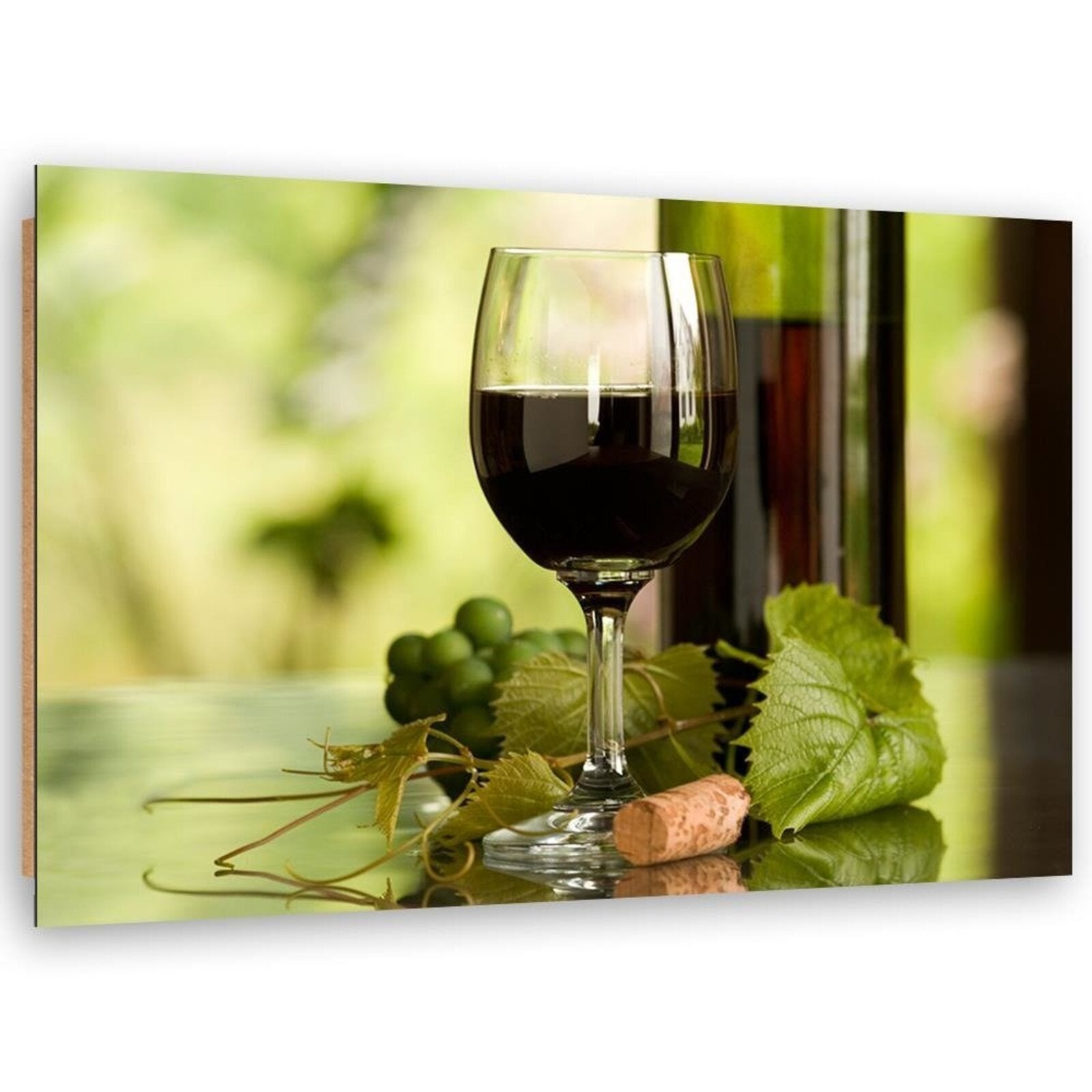 Tableau bois verre de vin - 90 x 60 cm | Leroy Merlin