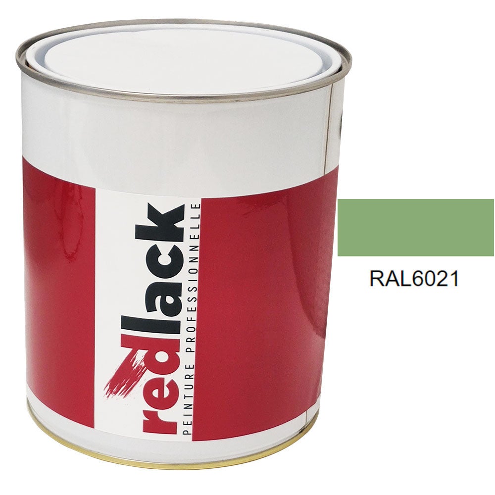 Vernice Verde pallido RAL 6021 Multisupporto satinato 3L Redlack ...