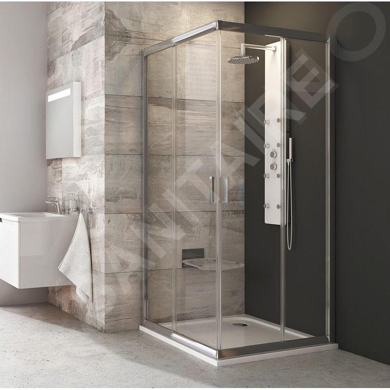 Ravak Blix - Cabine de douche en quatre parties, 880-900 mm, satiné ...