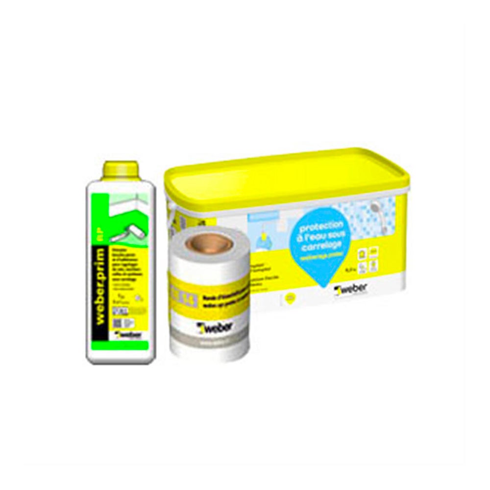 Weber.sys protec ( kit de 6 m², seaux de 7 kg, 20 kg) - SYS PROTECT KIT 6m² | Leroy Merlin