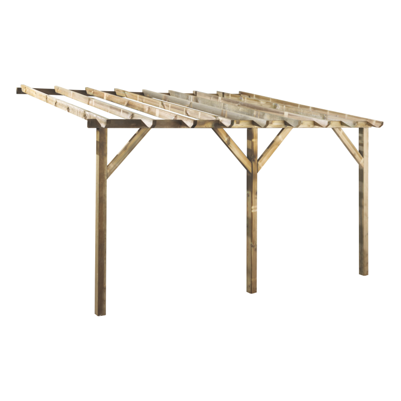PERGOLA BOIS 25,08X3X4M | Leroy Merlin