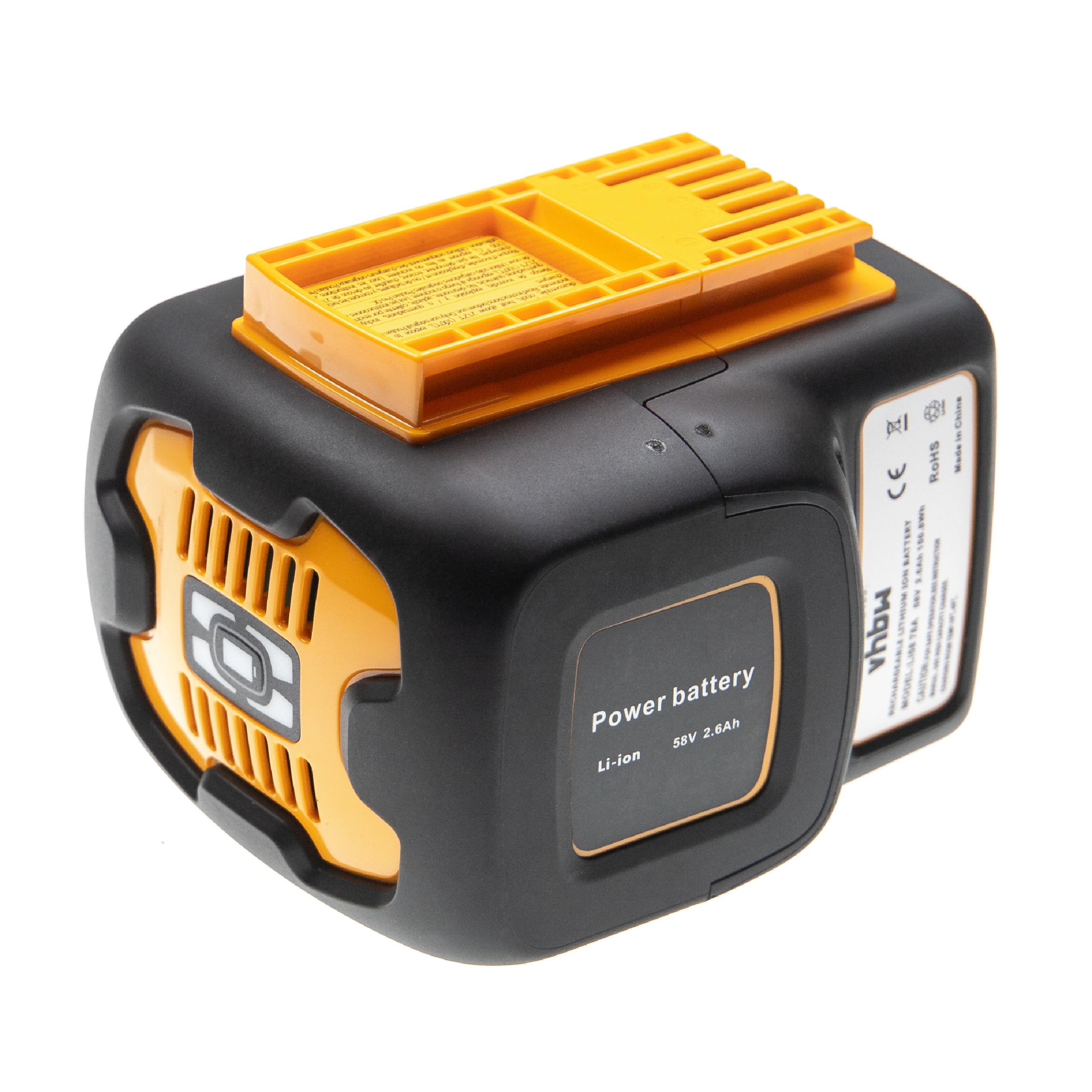 Vhbw Batterie compatible avec McCulloch Li 58CS, Li-58 GB, Li-58 GBP ...
