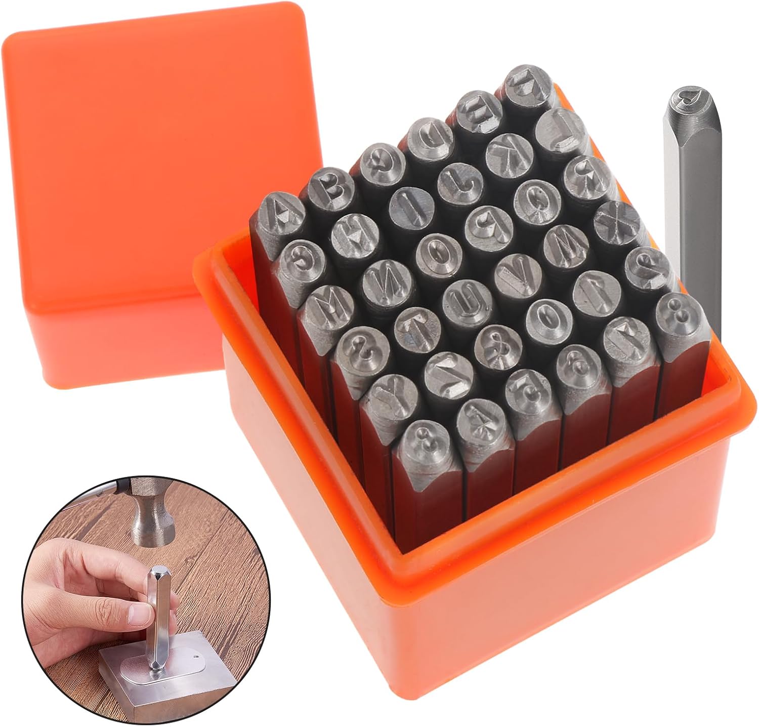 37 Pièces Lettre à Frapper 3mm Poincon Metal a Frapper Lettres et ...