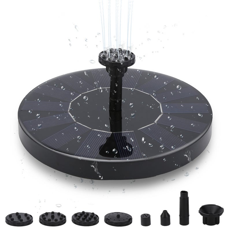 Bomba de fuente solar Bomba de bomba de agua solar para jardín Panel ...