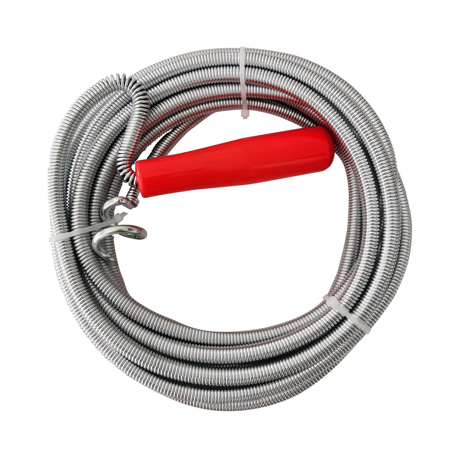 Desatascador de tuberías 7house garfio rojo/inox 5m | Leroy Merlin