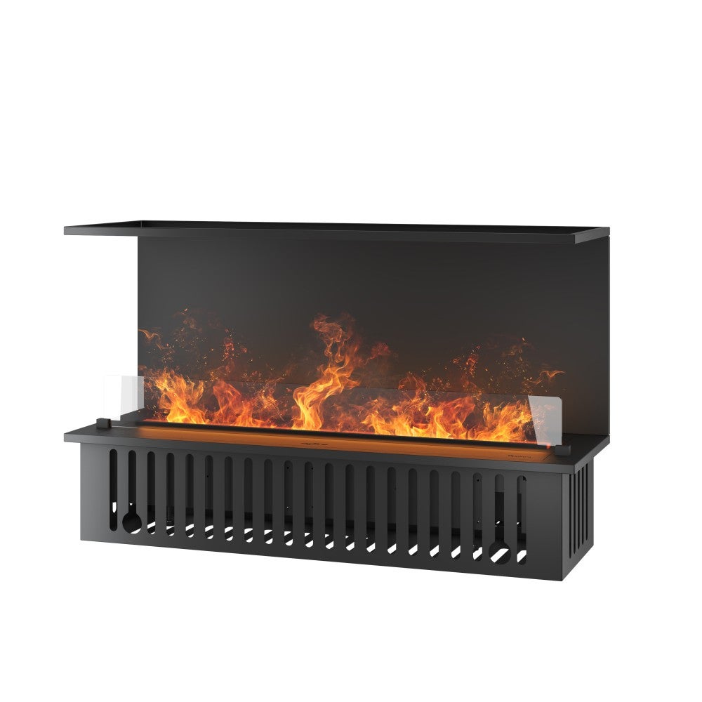 Cheminée à vapeur encastrable Inside C1200, flammes multicolores, effet ...