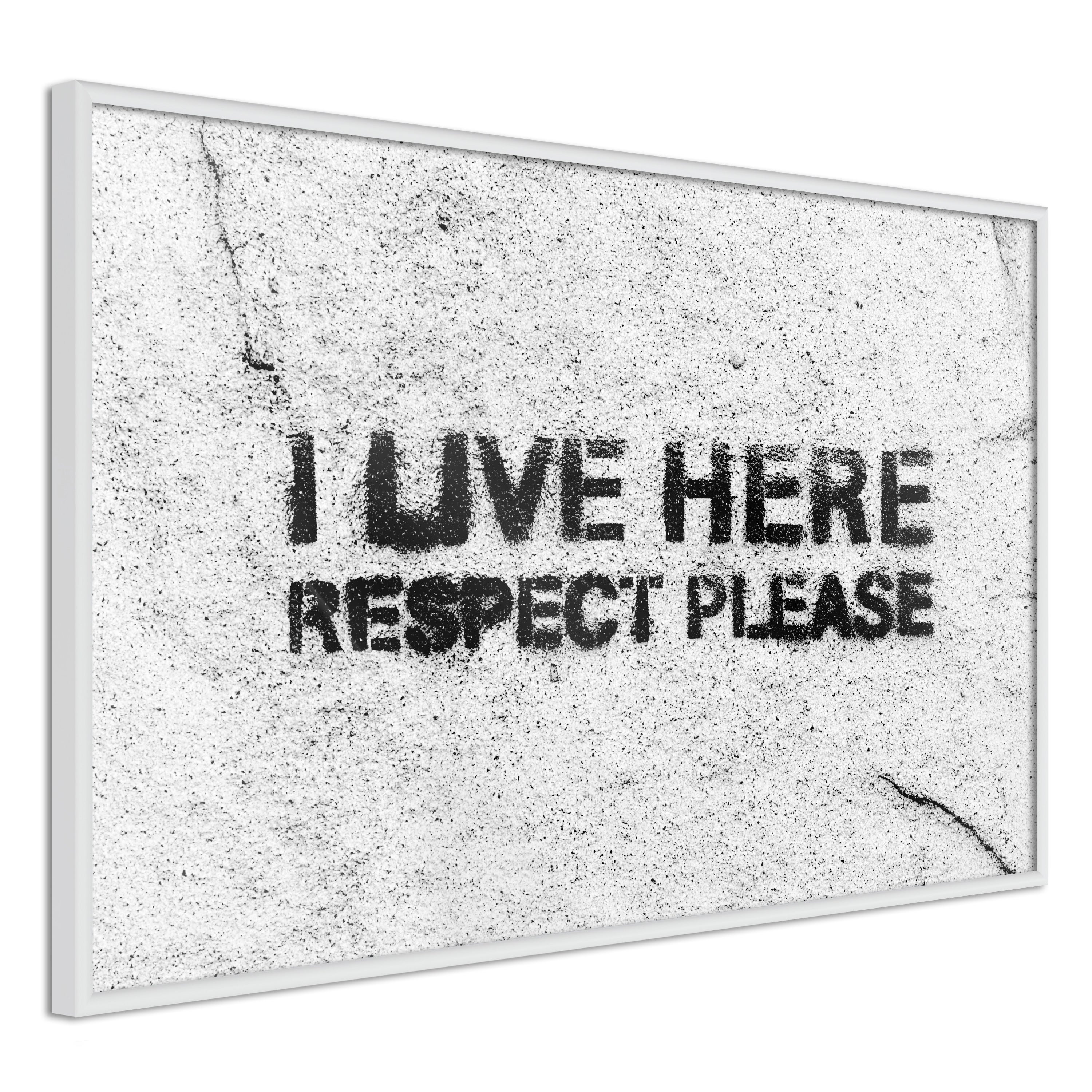 Poster et affiche - Respect - 60x40 | Leroy Merlin