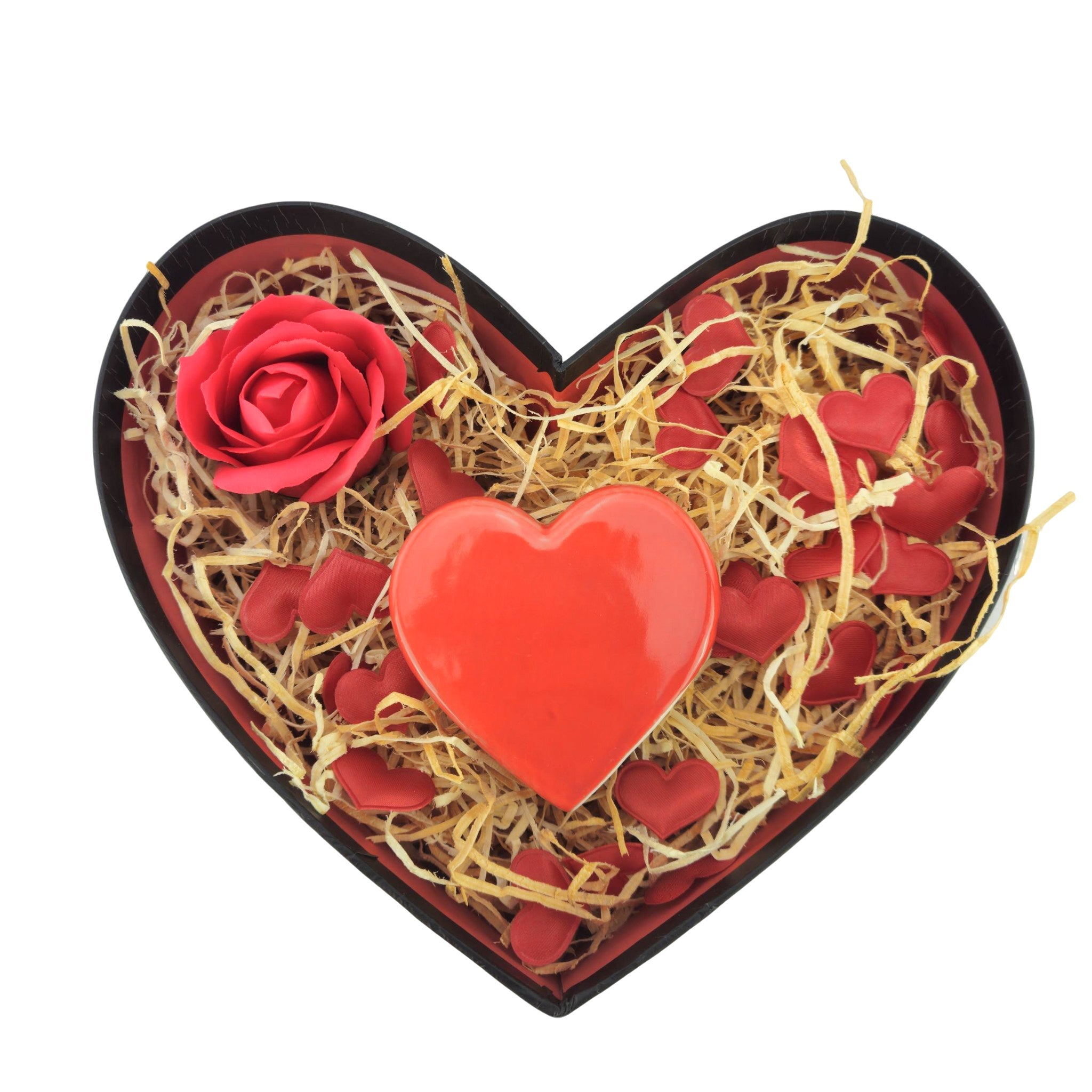 Box regalo San Valentino a forma di cuore, con cuore in ceramica ...