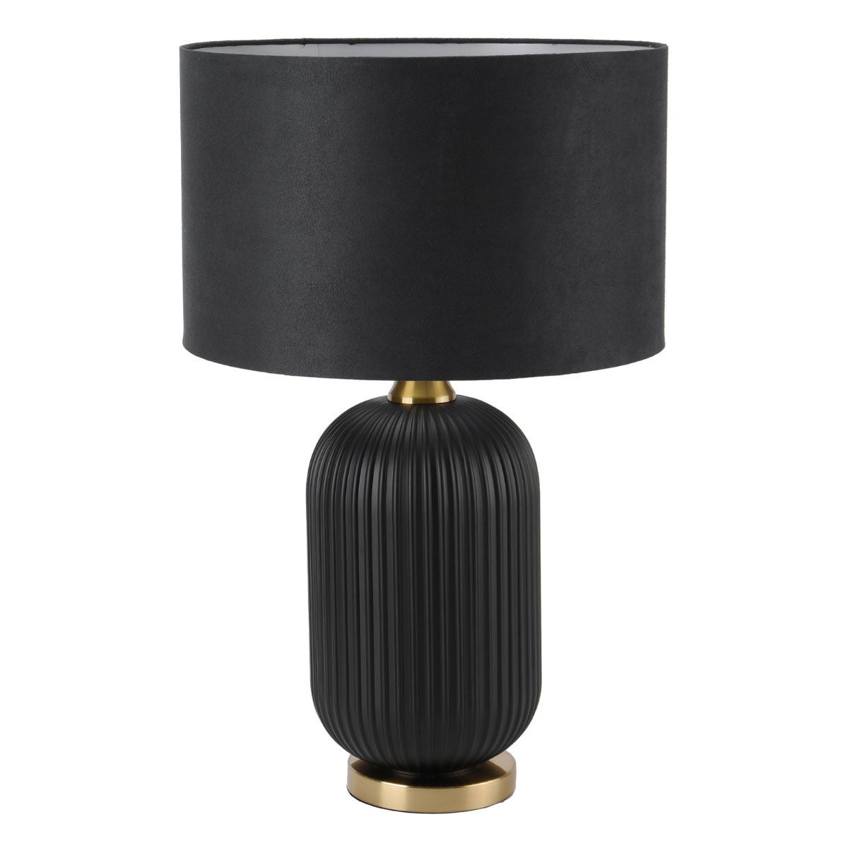 Lampe de table Tamiza grande E27 noir Light Prestige | Leroy Merlin