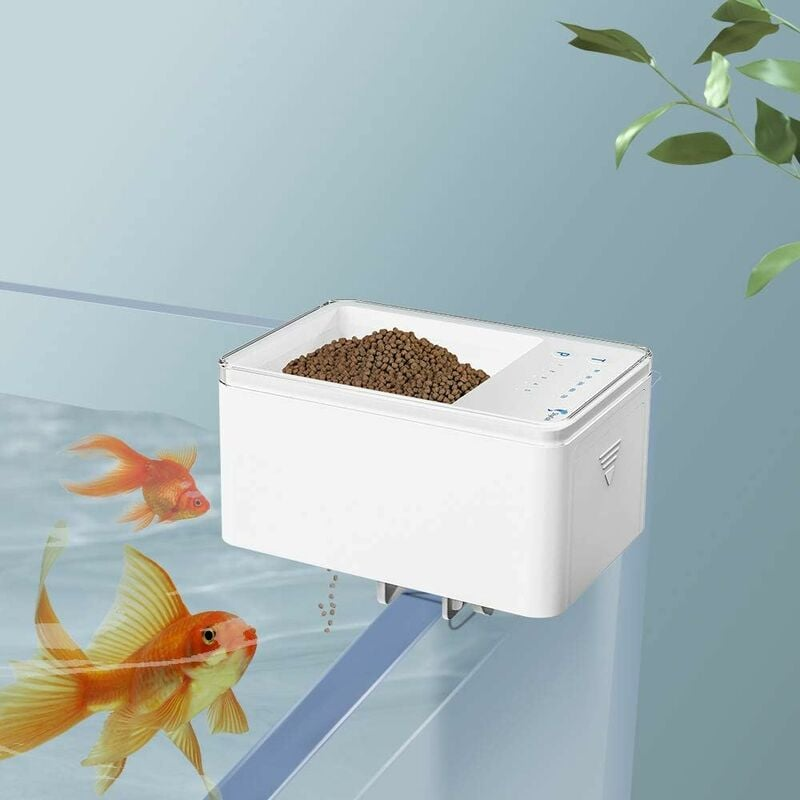 Distributeur automatique de nourriture pour poissons, 70 ml, alimenté ...