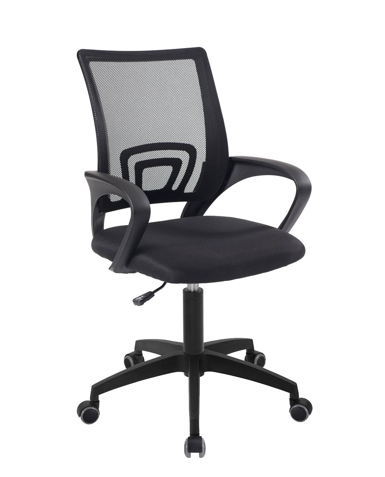 Silla de oficina ergonómica pivotante regulable en altura FLAG-E (Negro ...