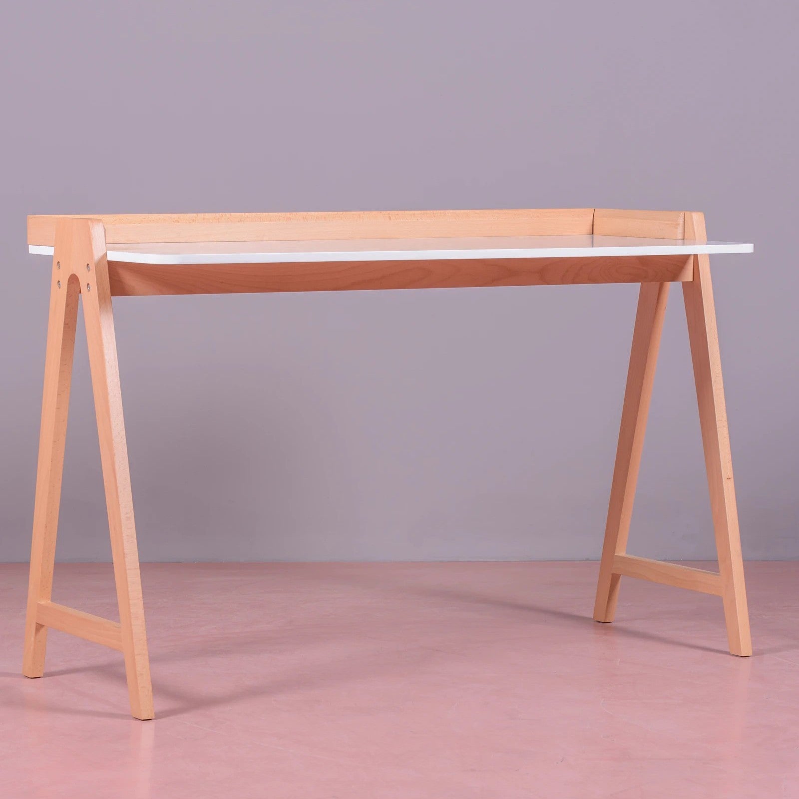 Table de bureau minimaliste en bois de chêne - Pop | Leroy Merlin