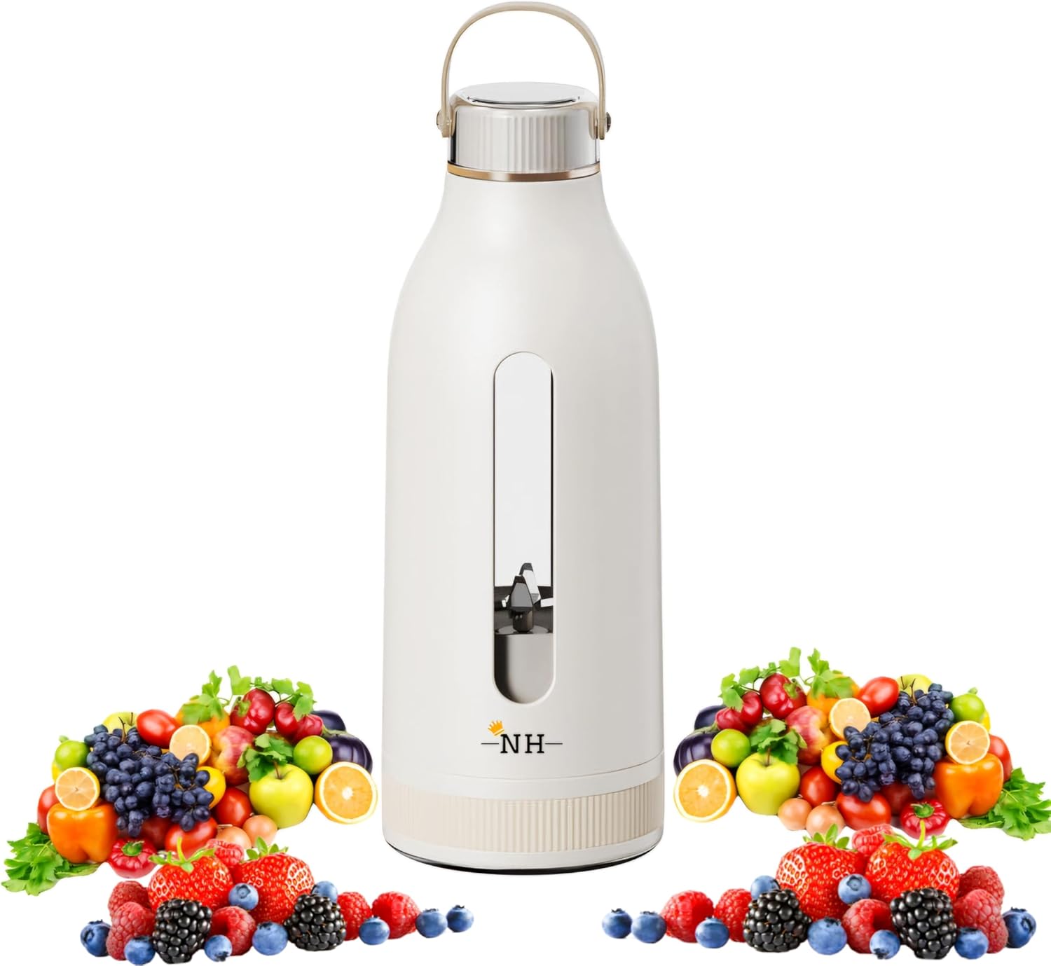 Mixeur portable avec batterie rechargeable 400 ml Charge rapide Type-C ...