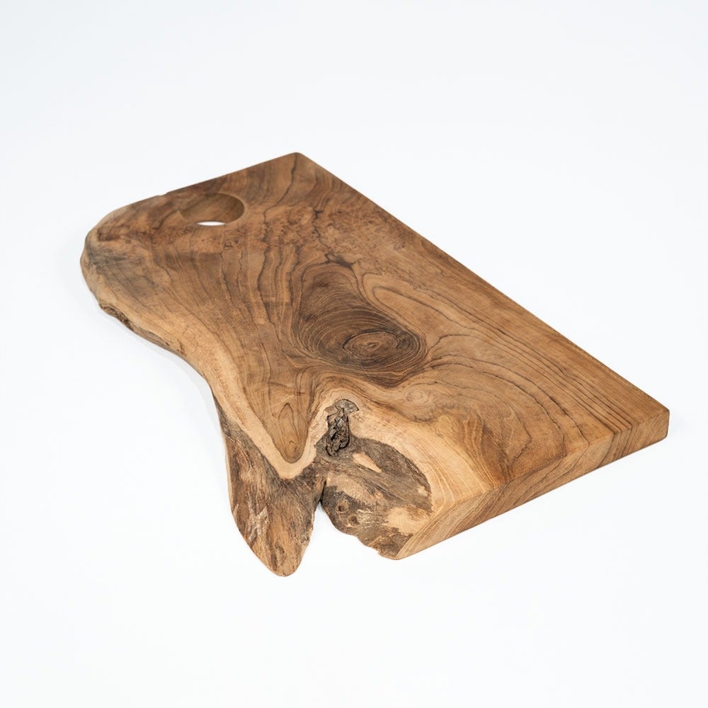 Planche BRUT en teck naturel massif 30x30cm | Leroy Merlin