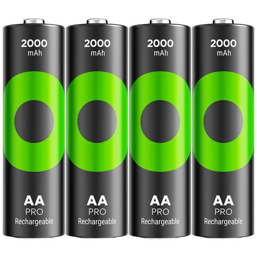 Batteria GP ReCyko Pro AA Micro NiMH 2000 mAh 12 V da 4 | Leroy Merlin