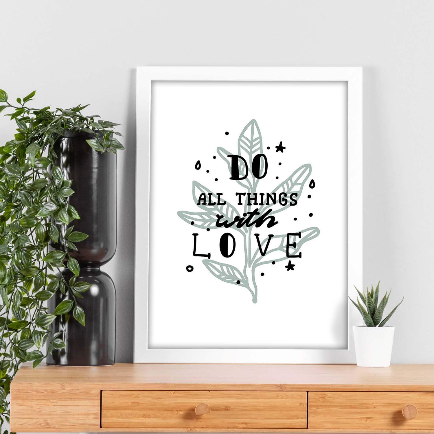 Posters Con Mensajes Felices Ilustrados. Lamina De Decoracion 'all ...