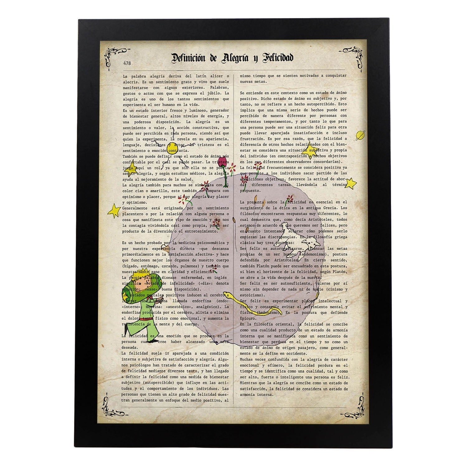 Poster Del Principito Para Ninos Pequenos. Lamina De Principito Culebra ...