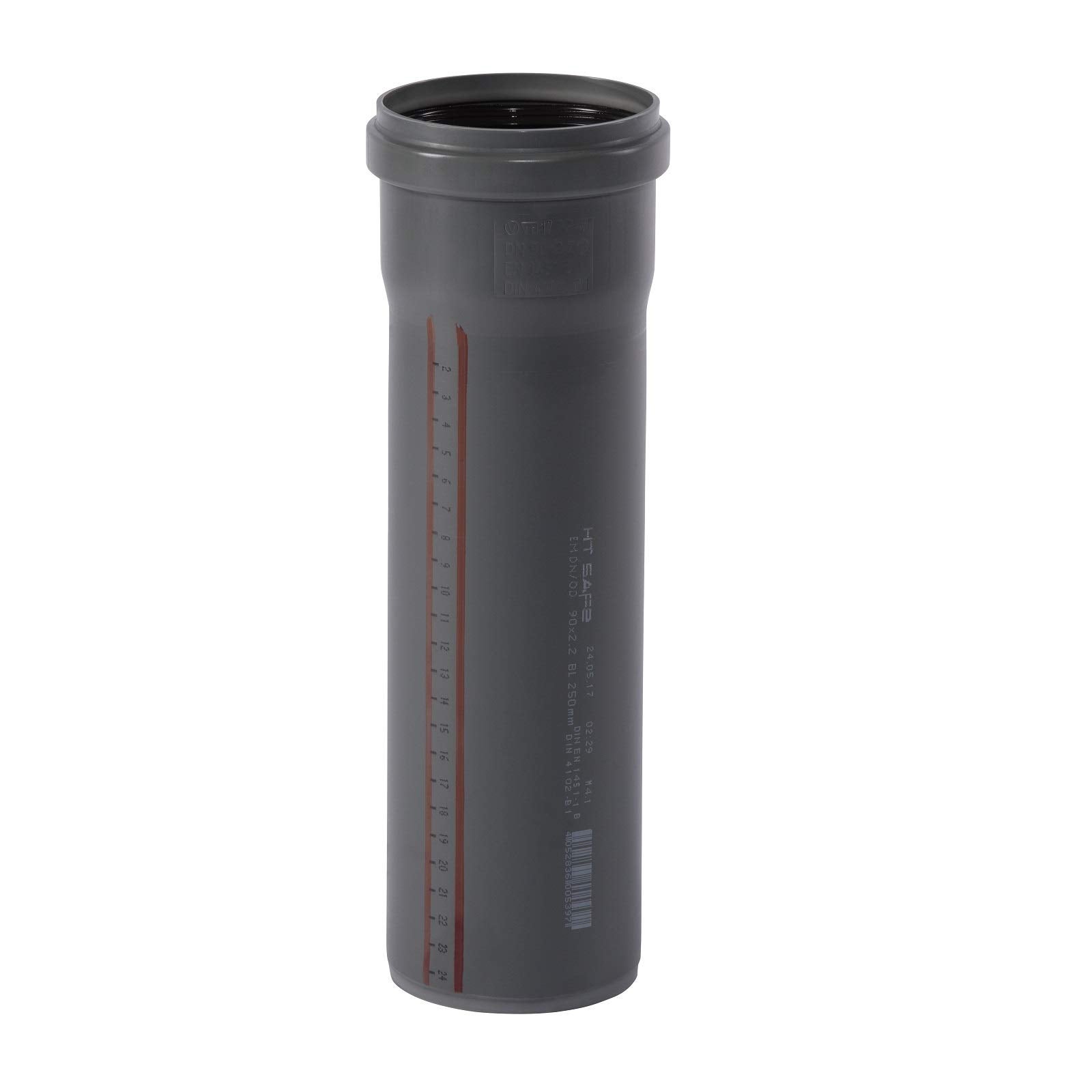 Ostendorf 174010 HTsafe - Tubo HT con manicotto, DN 90 mm, 250 mm ...