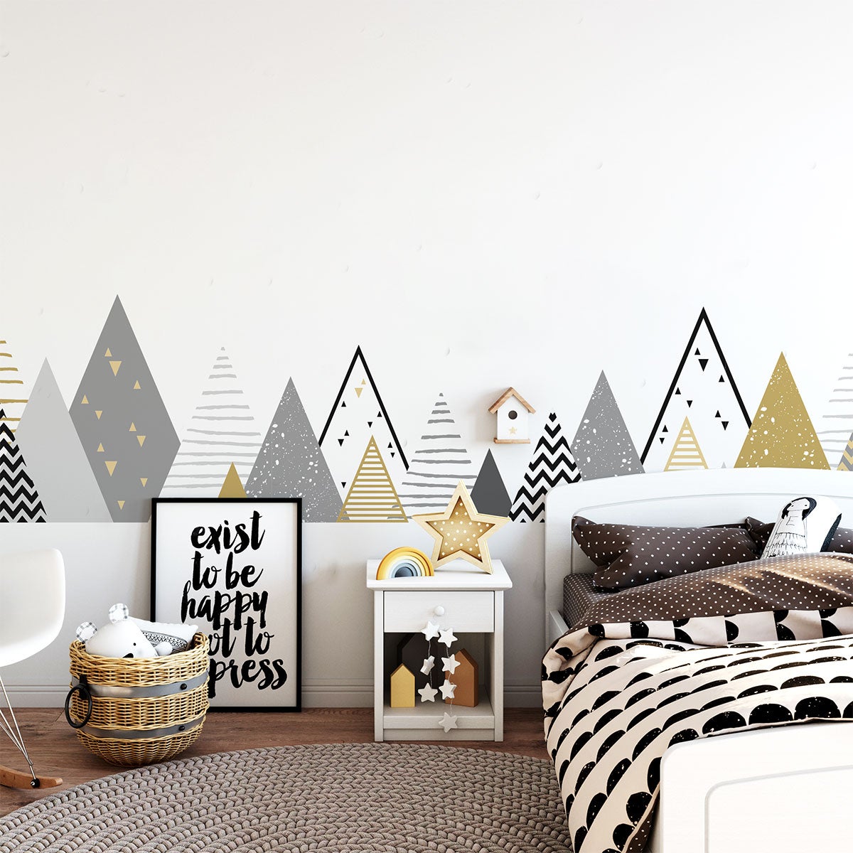 Stickers muraux enfants - Décoration chambre bébé - Autocollant Sticker ...