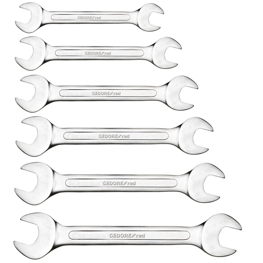 Llave de boca doble breve corta. Métrico de 6 piezas | Leroy Merlin