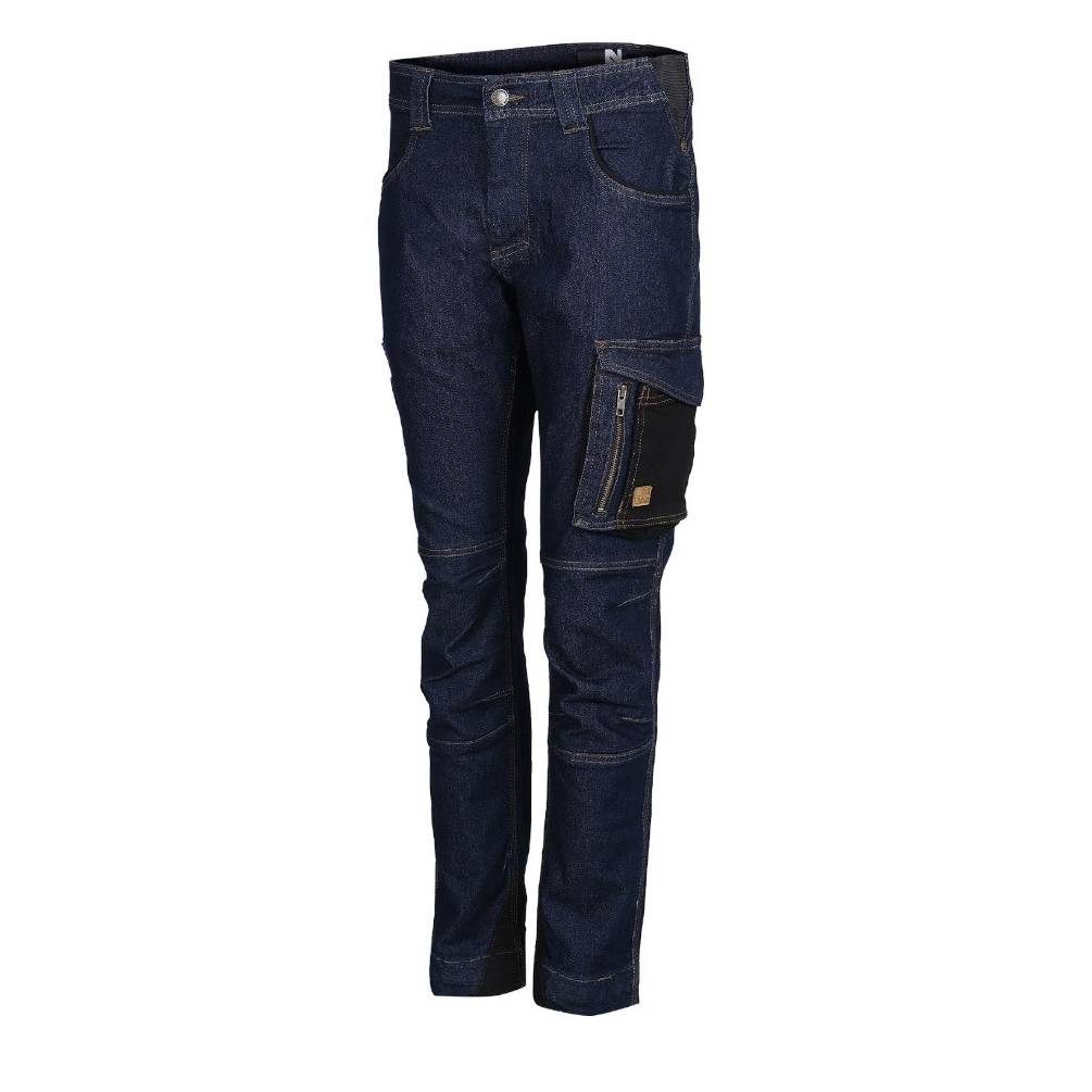 Pantalon de Travail Femme Nelly - Taille 34 - Raw Jean - Résistant et ...