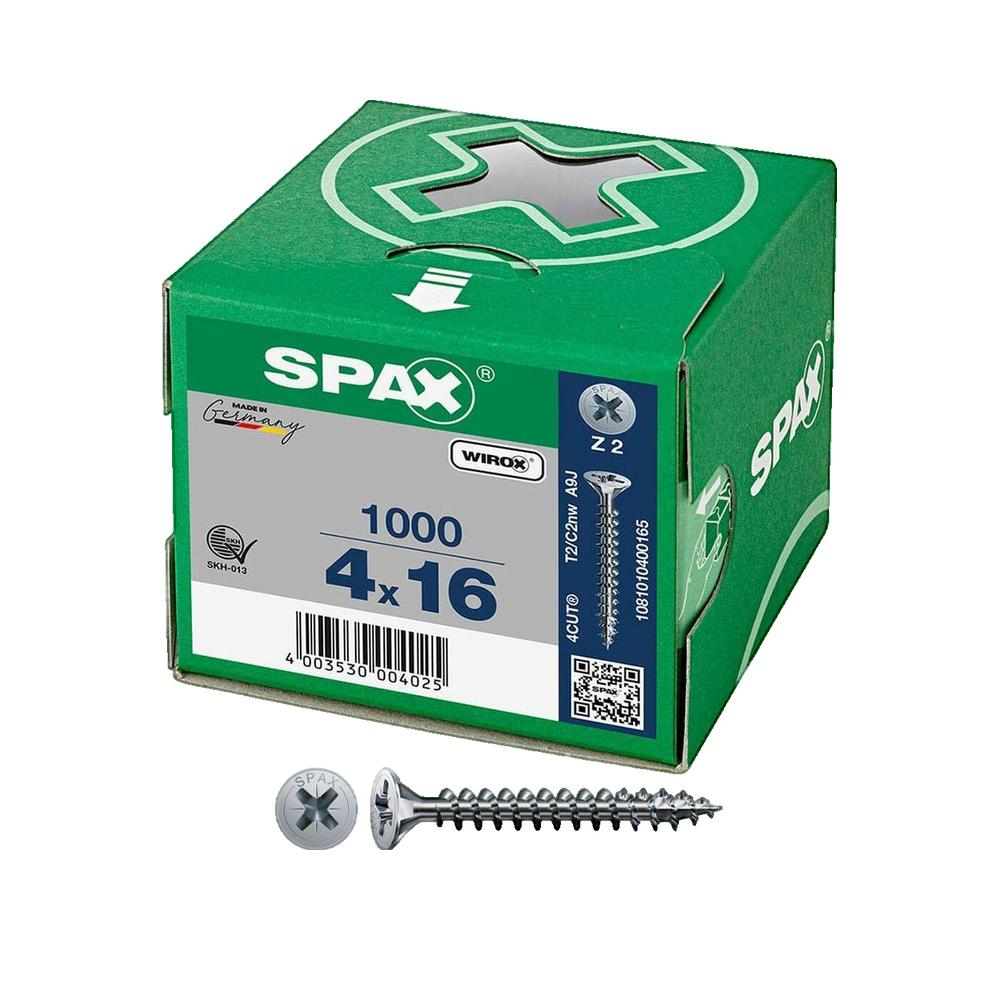 Viti a testa Phillips SPAX SeKo Z 4.0x 16 zn HP (confezione da 1000 ...