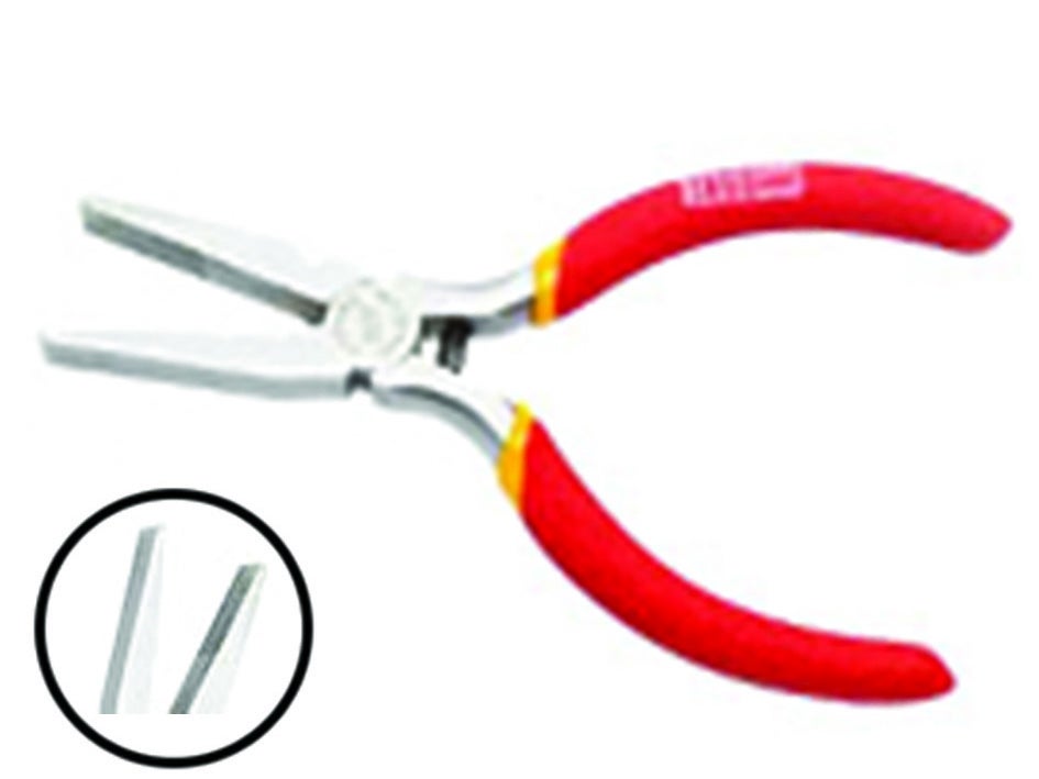 Mini pince à bec plat droit 110 haut 09478 | Leroy Merlin